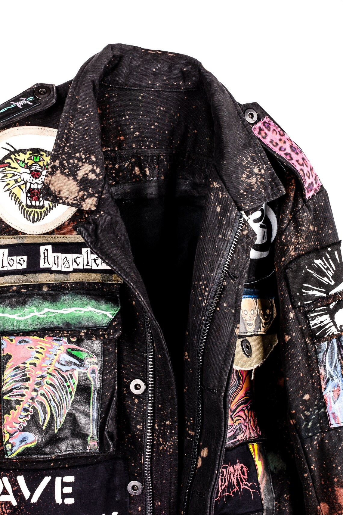 Cyberpunk Rave Dinosaur Dustandbeau X Nicecollective Men's Jacket - Etsy