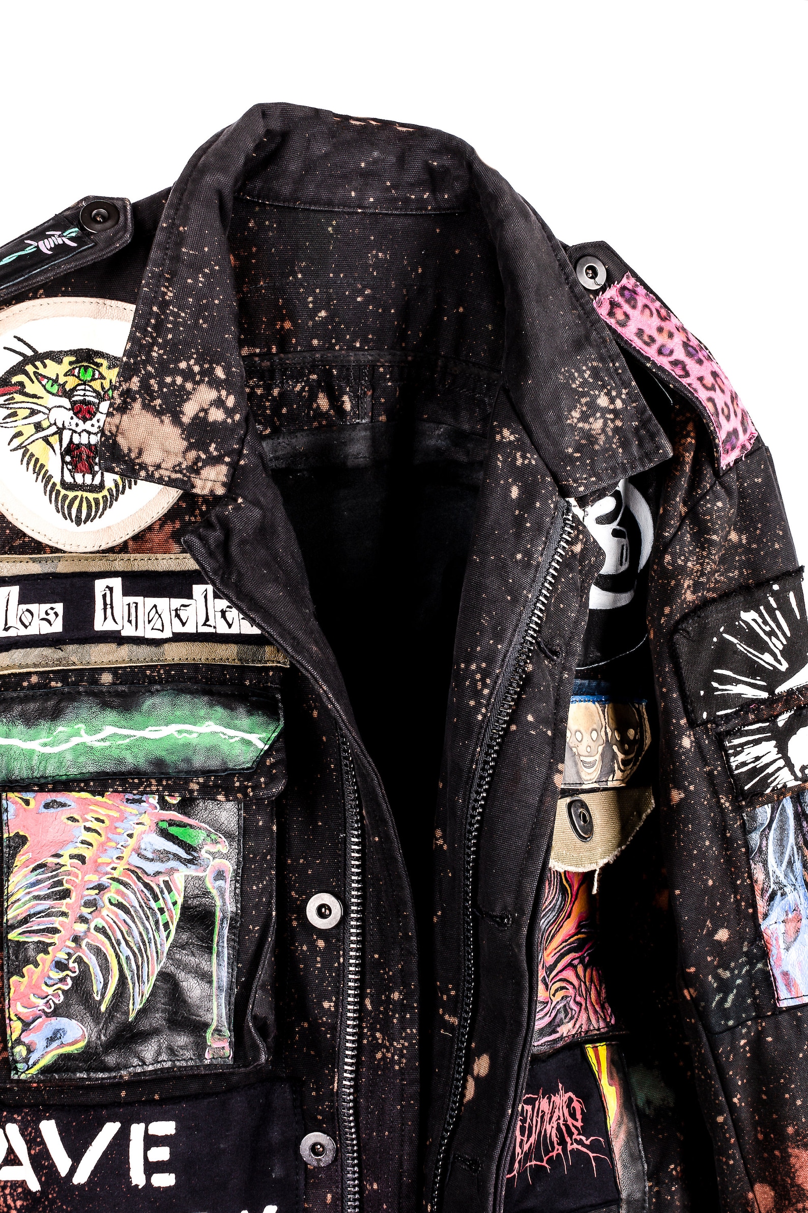 Cyberpunk Rave Dinosaur Dustandbeau X Nicecollective Men's Jacket - Etsy