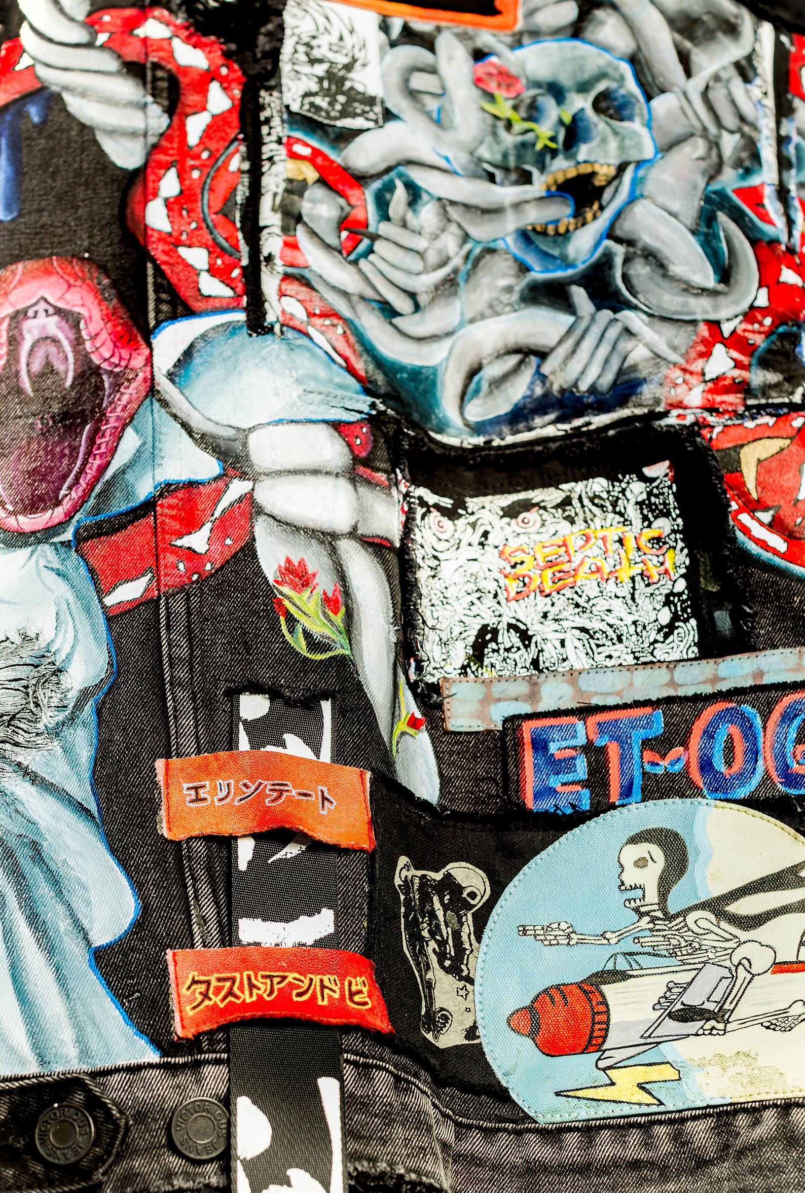 Dust and Beau X Erin Tate Cut off Denim Jacket Collaboration - Etsy