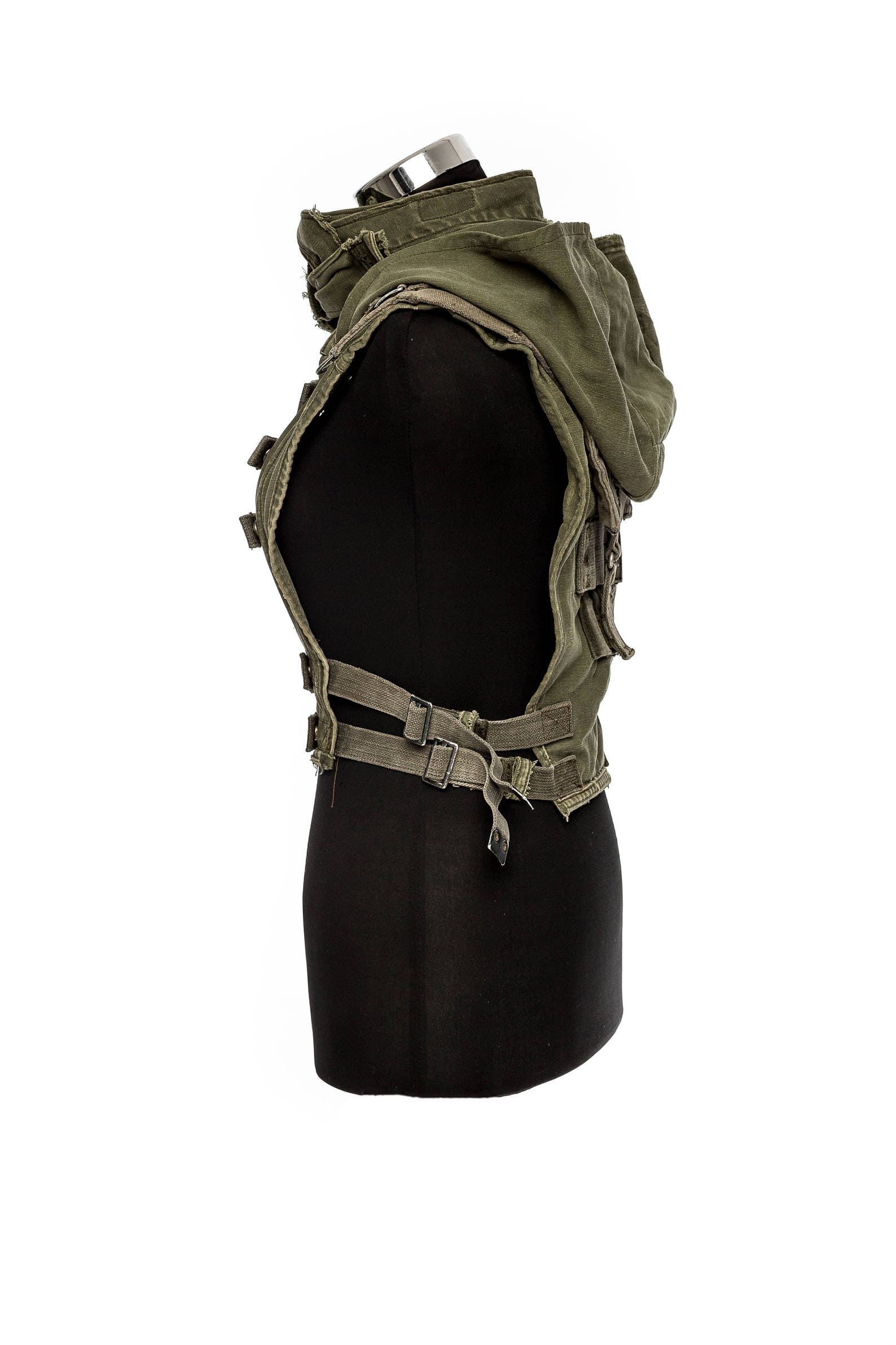 Dust Beau X Jungle Tribe Collab Army Green Kombat Hood | Etsy UK