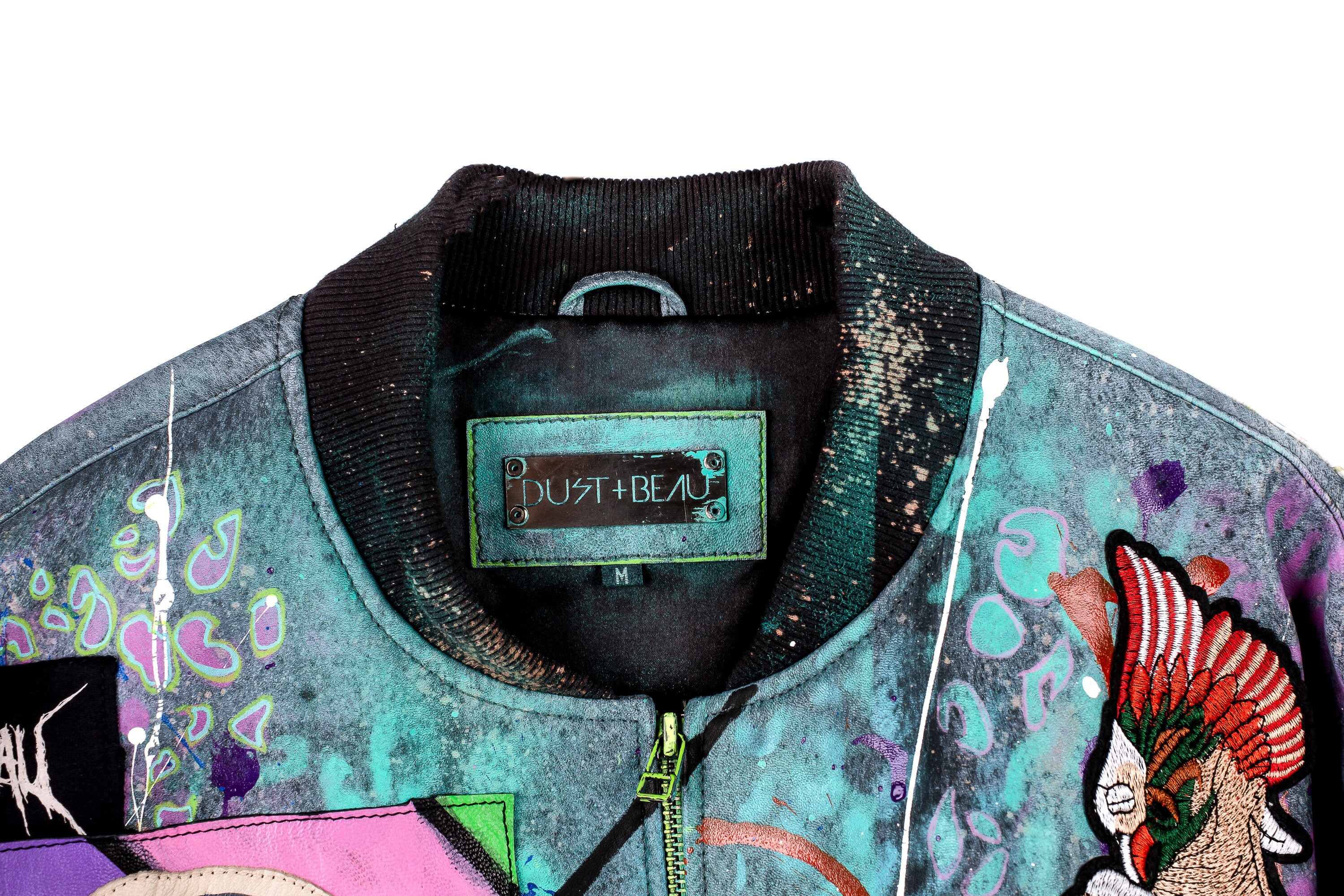 Vaporwave Splattered Dreams Women's Bomber Jacket