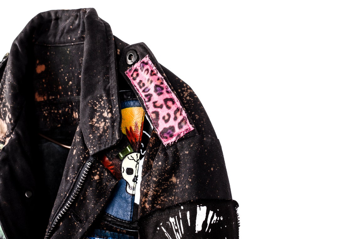 Cyberpunk Rave Dinosaur Dustandbeau X Nicecollective Men's Jacket - Etsy