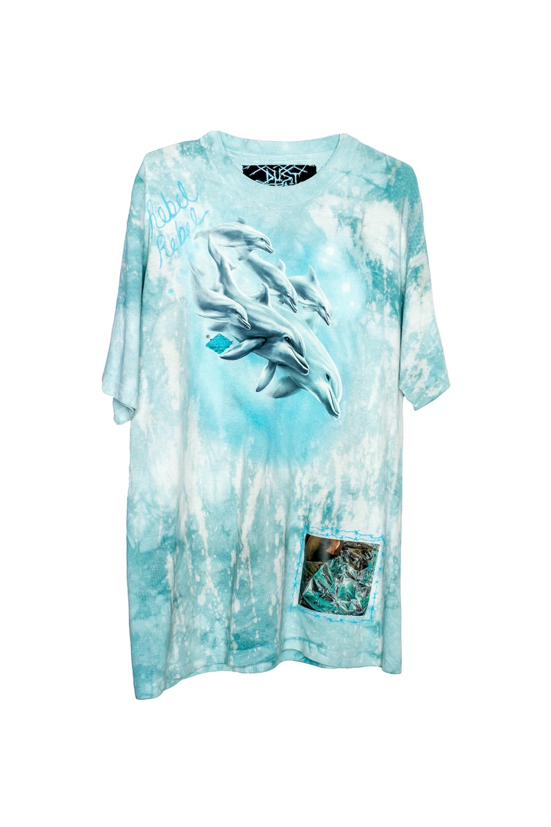Deep Space Sea Astronaut Dolphin Party One of A Kind Tee - Etsy
