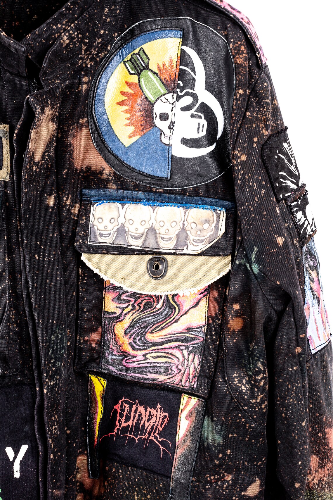 Cyberpunk Rave Dinosaur Dustandbeau X Nicecollective Men's Jacket - Etsy
