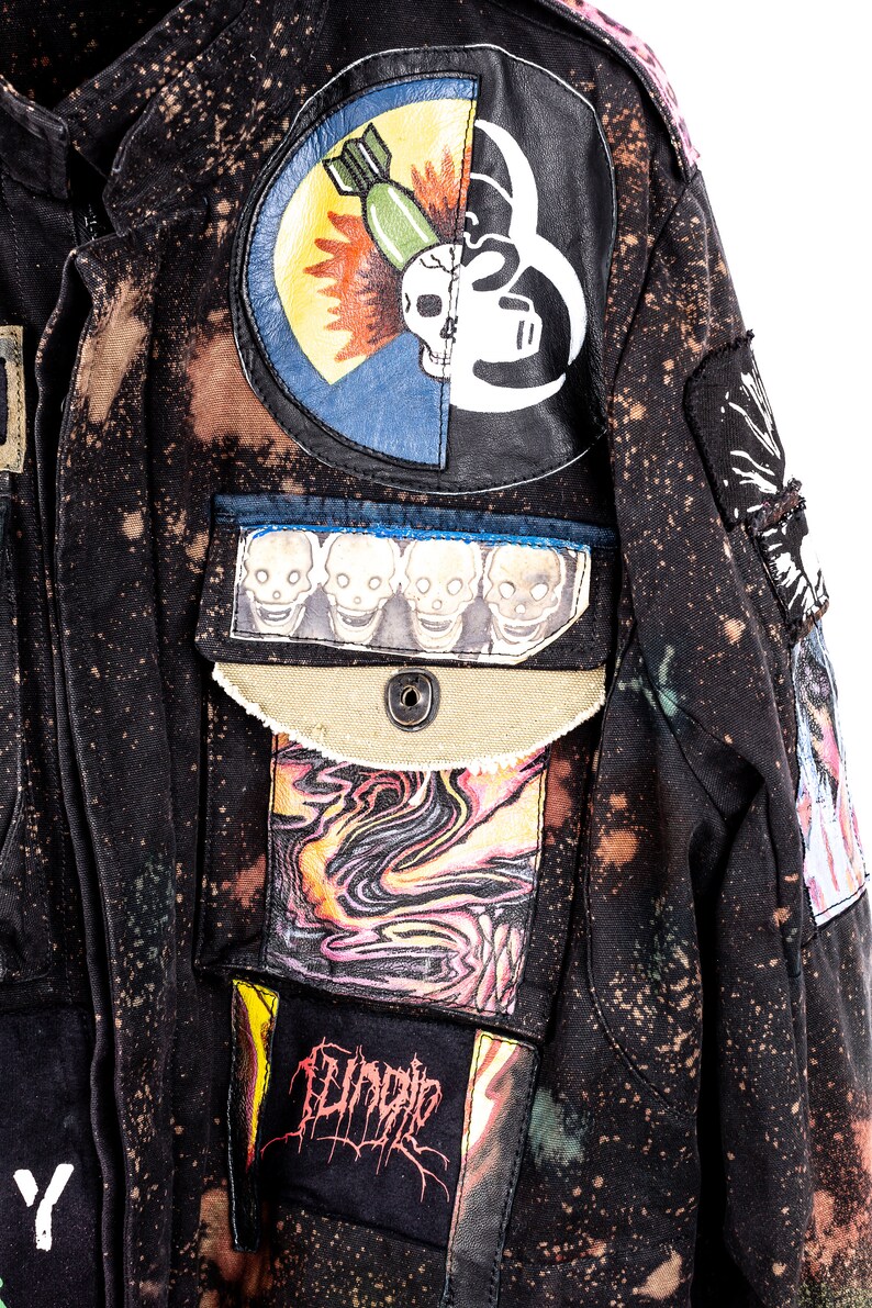Cyberpunk Rave Dinosaur Dustandbeau X Nicecollective Men's Jacket - Etsy