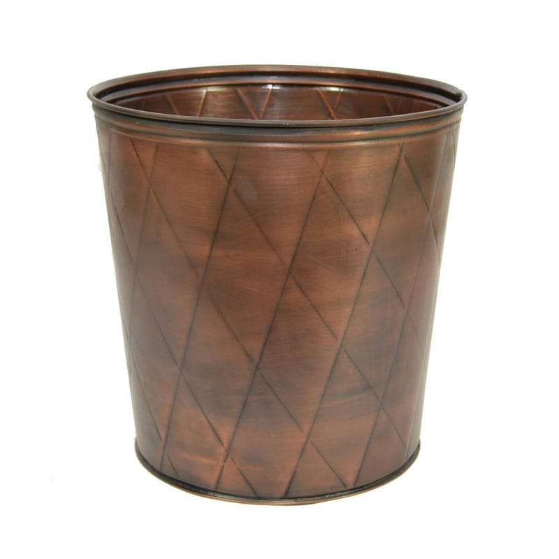 Metal Waste Basket - Etsy