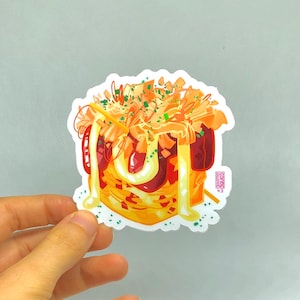 Takoyaki Japanese Street Food | 3" Waterproof Aesthetic Anime Stickers ...