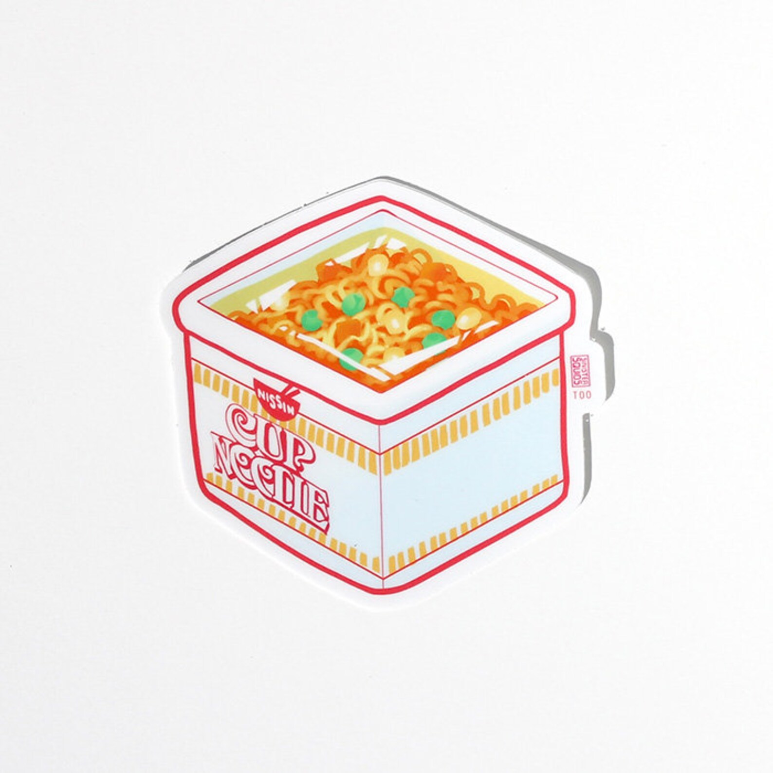 Noodle Cup Cube Waterproof Ramen Sticker Aesthetic Anime - Etsy