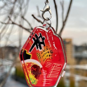 Shin Ramen Double Sided Food Cube Key Chain Kawaii Anime Lover, Otaku ...