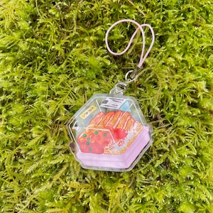 Katsu Curry Bento Double Sided Food Cube Key Chain | Kawaii Anime Lover ...