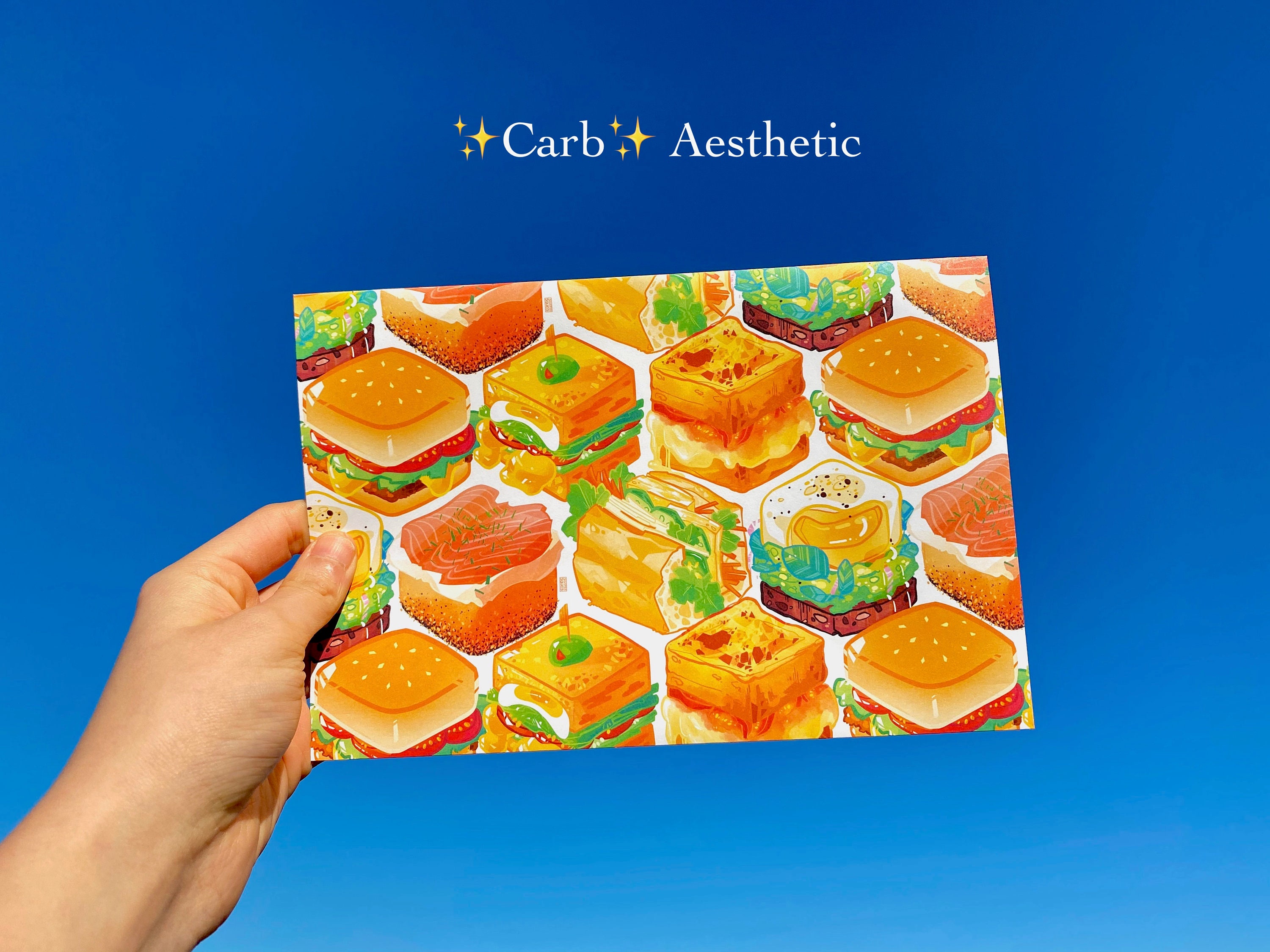 Food Cube Envelope Set of 6 Stationary and Letter Writing - Etsy
