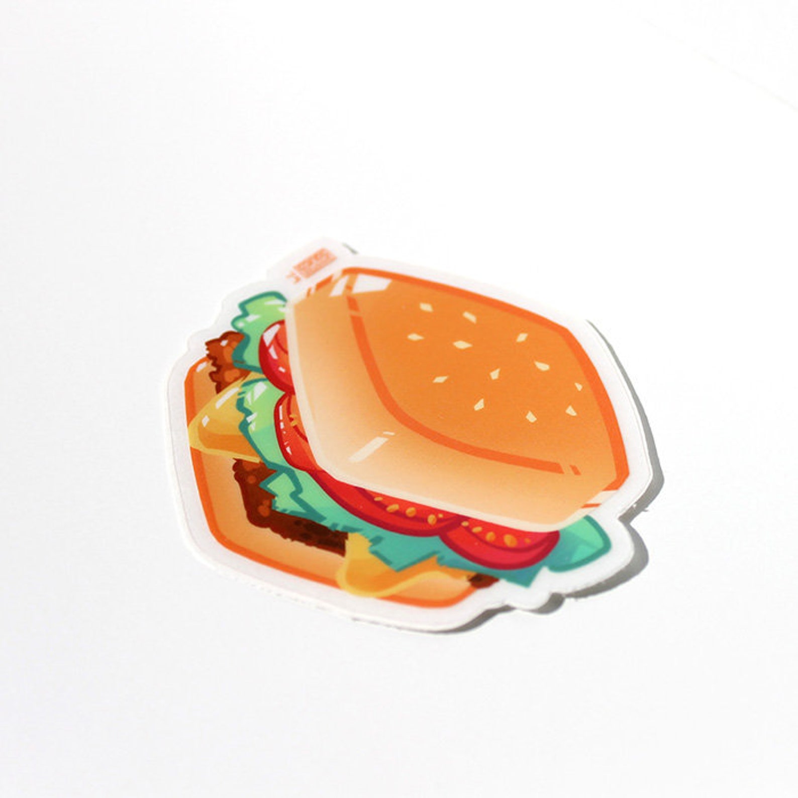 Burger Cube 3" Waterproof Aesthetic Anime Stickers | Otaku Gift for ...