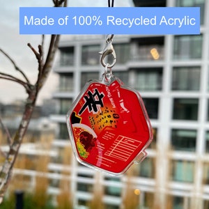 Shin Ramen Double Sided Food Cube Key Chain Kawaii Anime Lover, Otaku ...