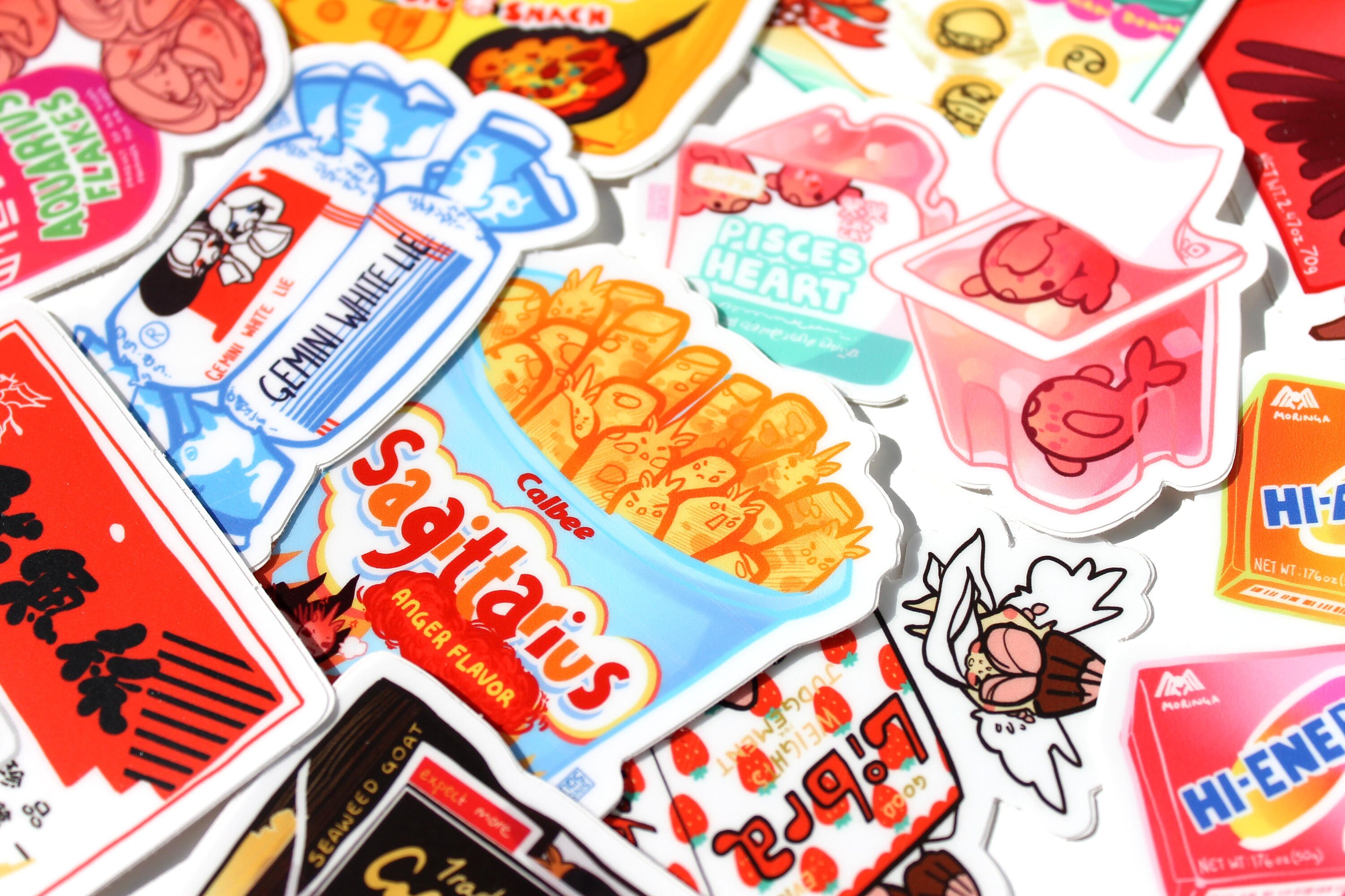 Pisces Zodiac 3 Waterproof Aesthetic Anime Stickers - Etsy