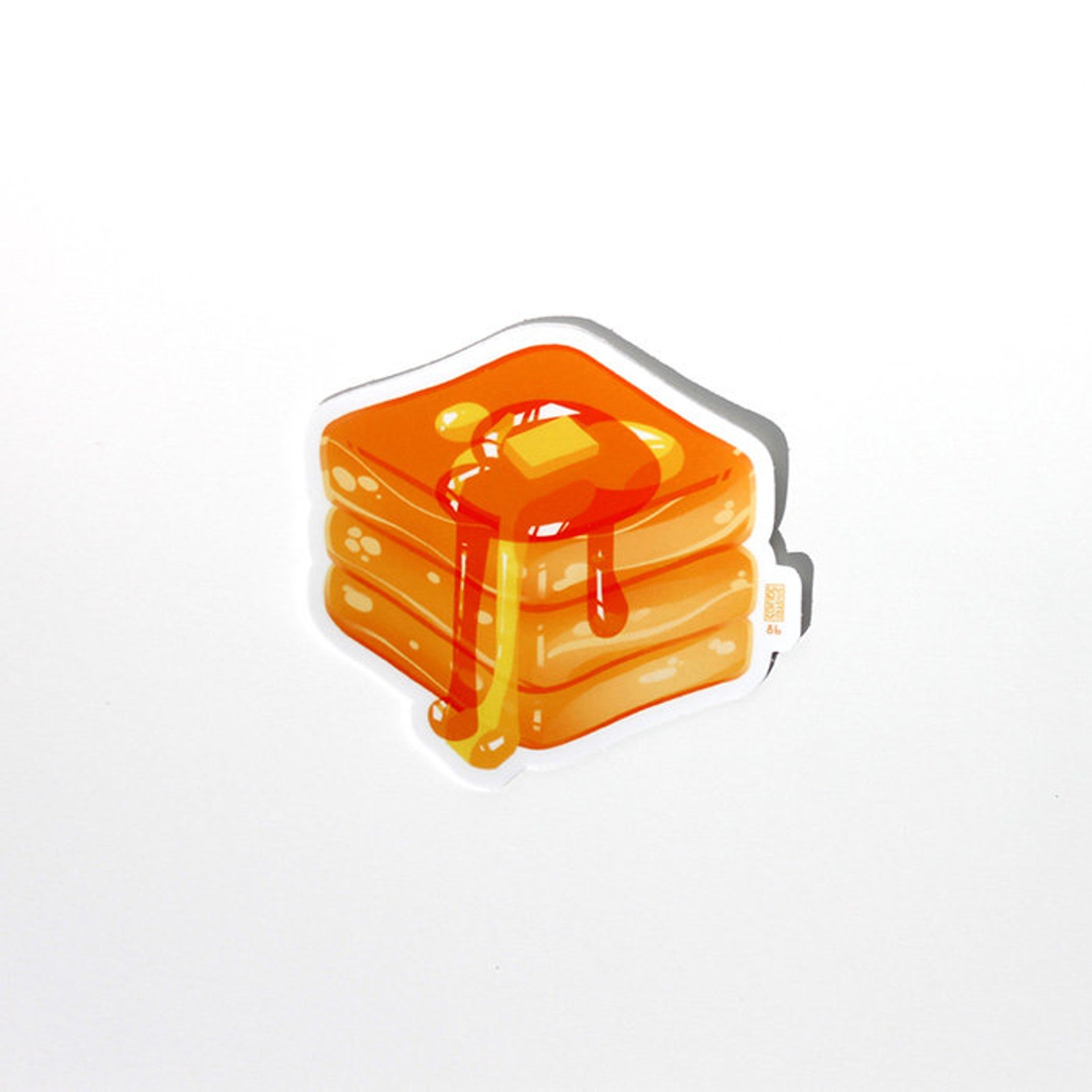 Pancake Cube Sticker | 3" Waterproof Aesthetic Anime Stickers | Otaku ...
