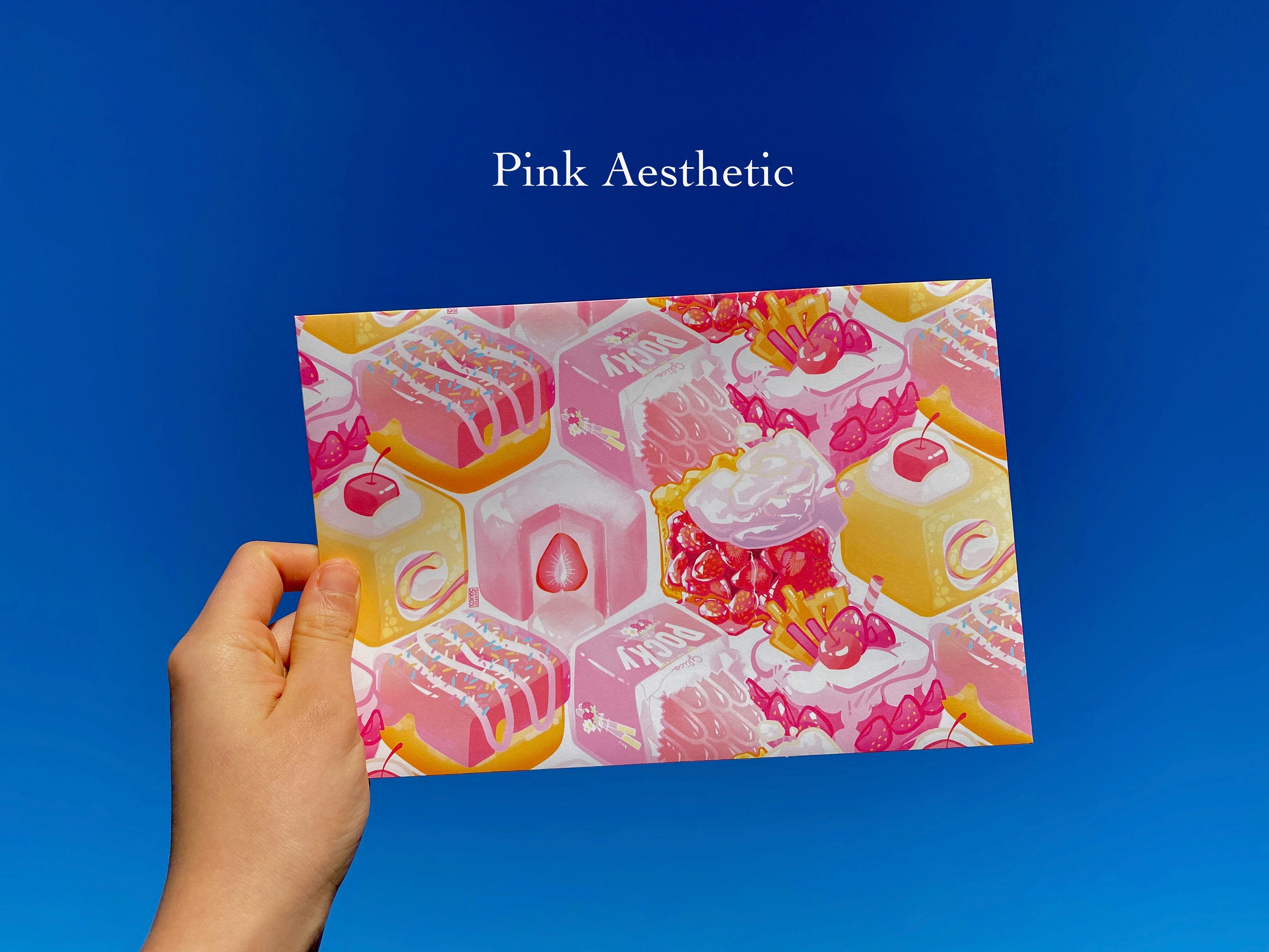 Food Cube Envelope Set of 6 Stationary and Letter Writing - Etsy