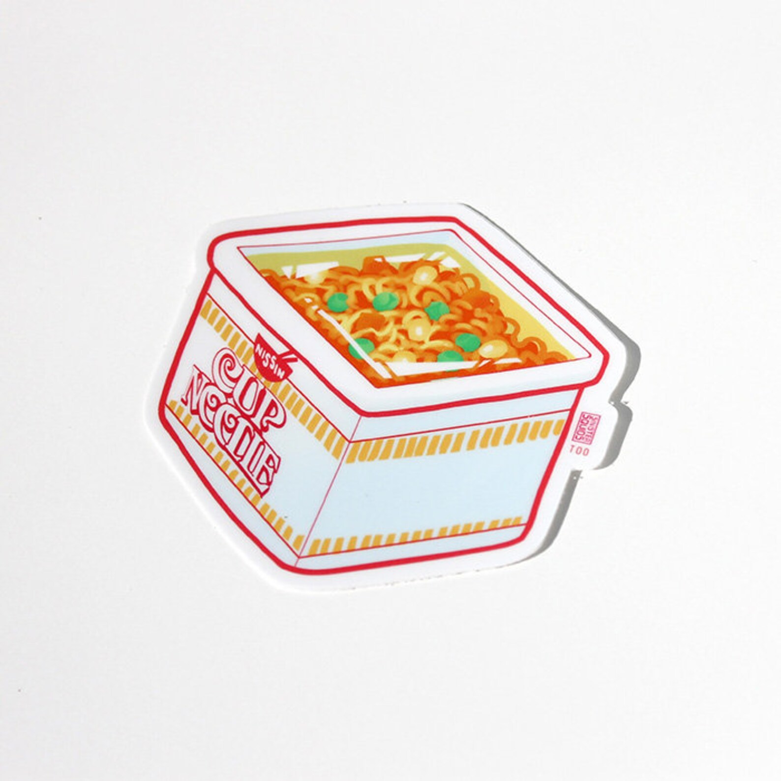 Noodle Cup Cube Waterproof Ramen Sticker Aesthetic Anime - Etsy