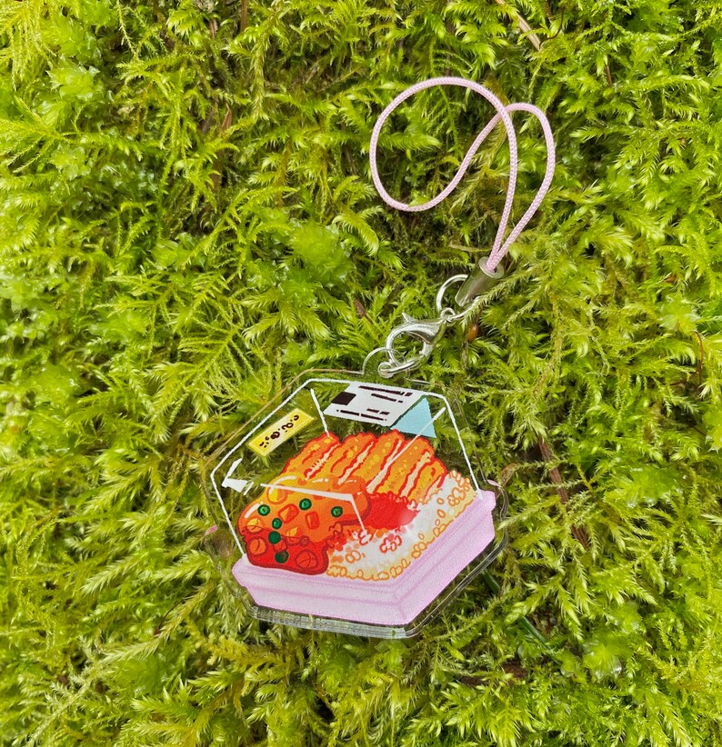 Katsu Curry Bento Double Sided Food Cube Keychain - Etsy
