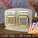 QR Code Sign With 3D Logo and 3d QR Code and QR Code Stickers - Etsy
