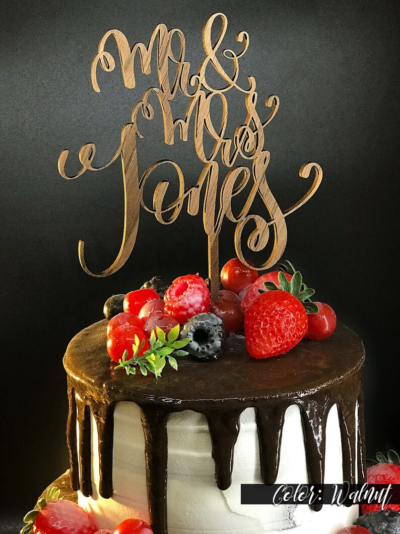 Customized Wedding Cake Topper Personalized Cake Topper for | Etsy
