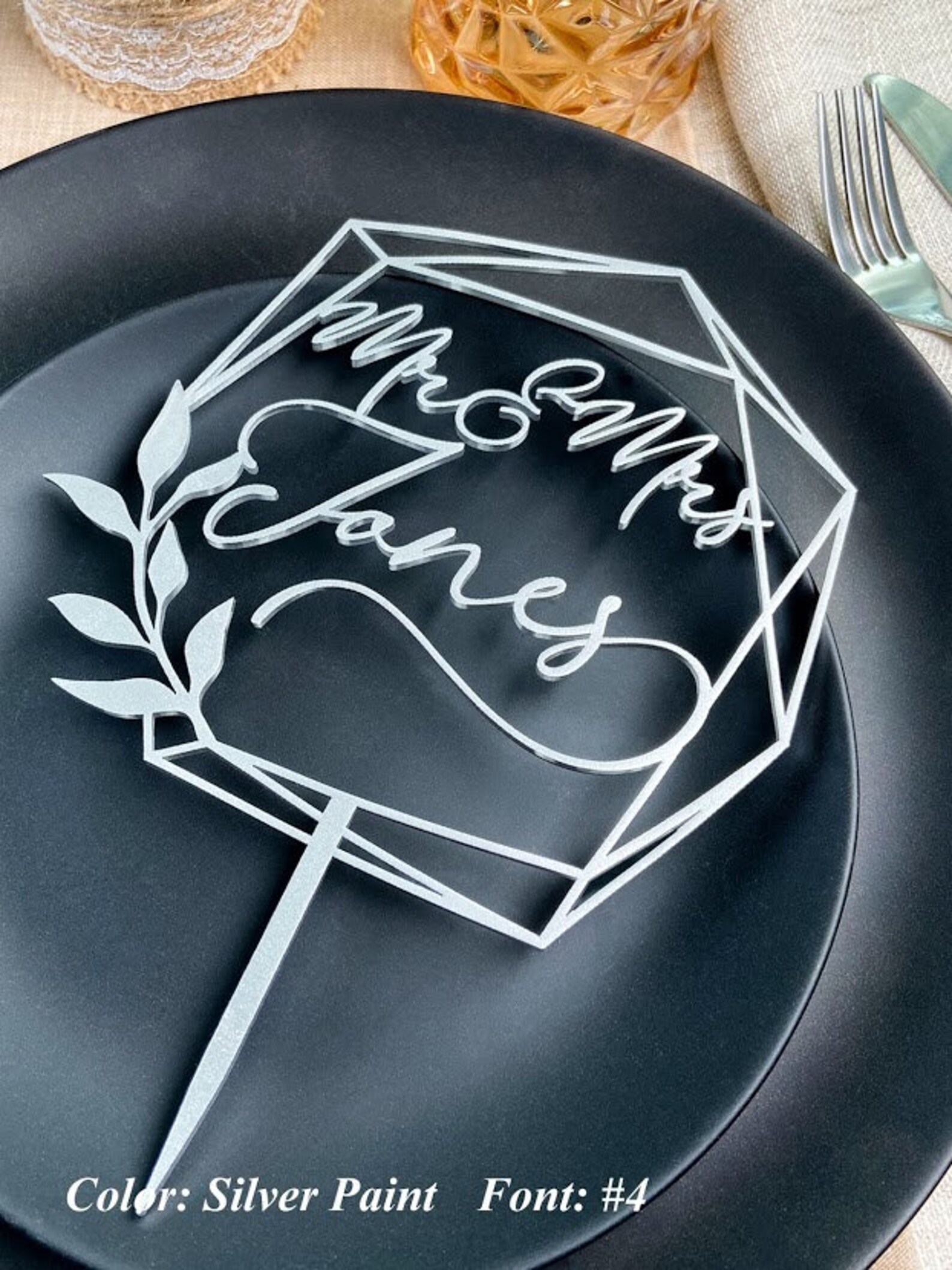 Personalized Wedding Cake Topper Customized Cake Topper for | Etsy