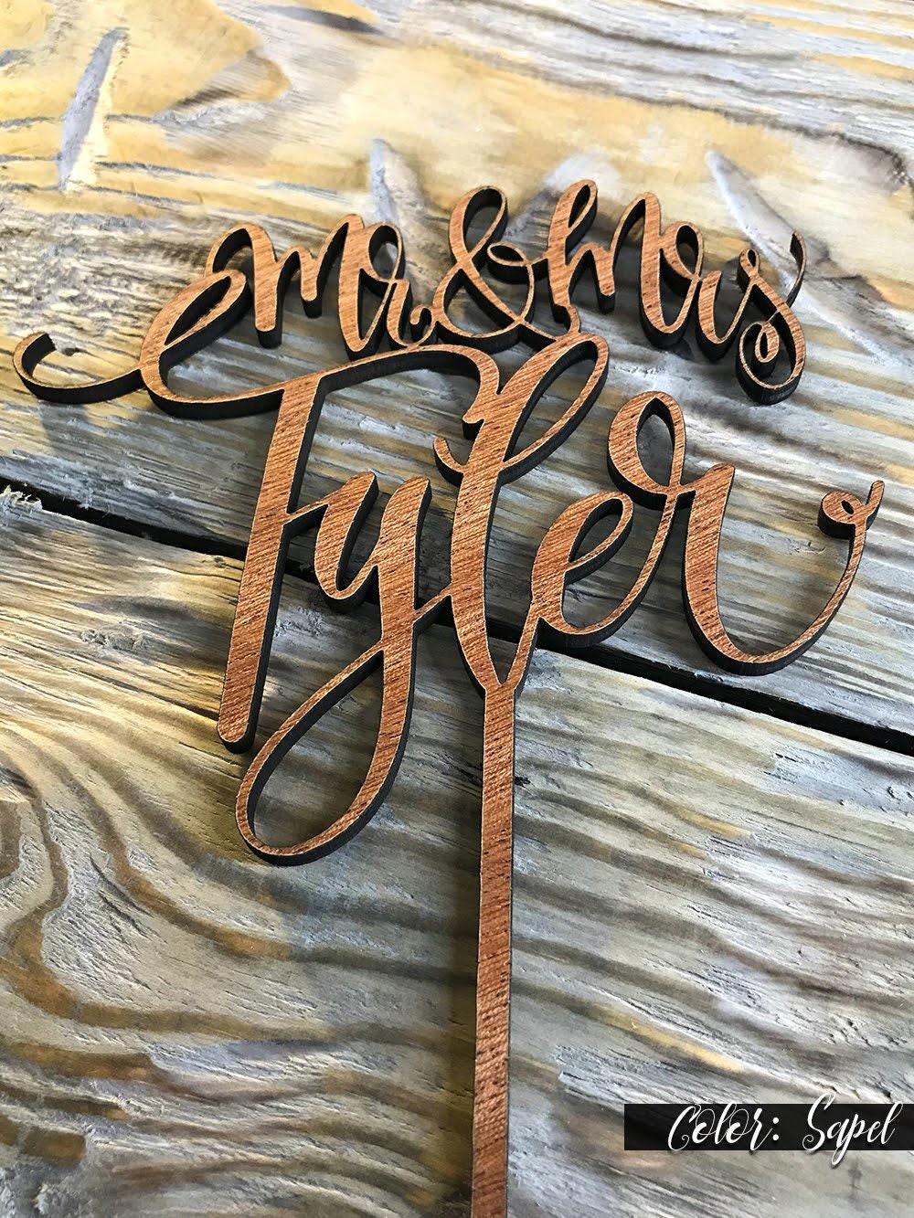Personalized Wedding Cake Topper Customized Cake Topper For Wedding 9133
