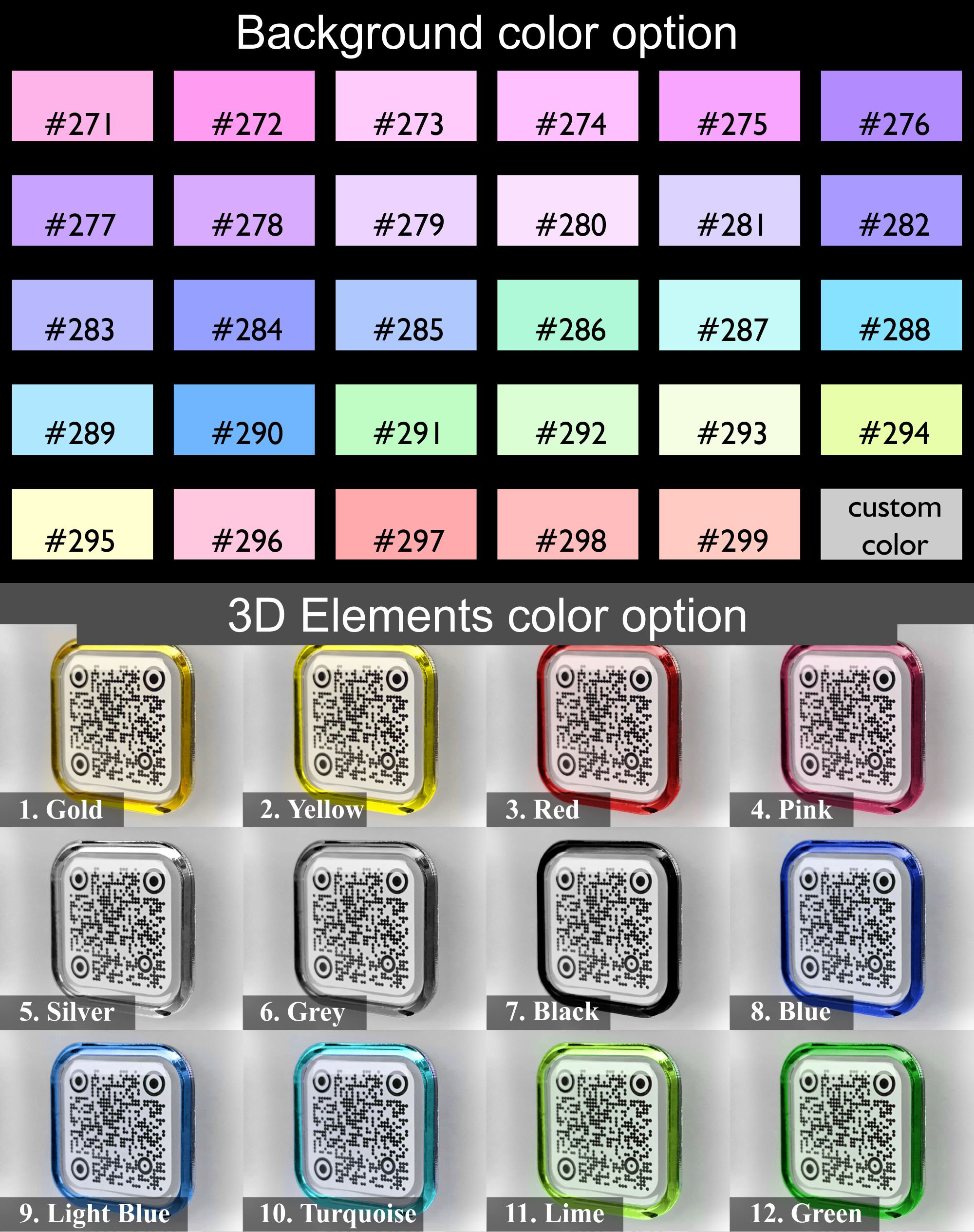 QR Code Sign With 3D Logos and Two 3D QR Codes Scan to Pay - Etsy Finland