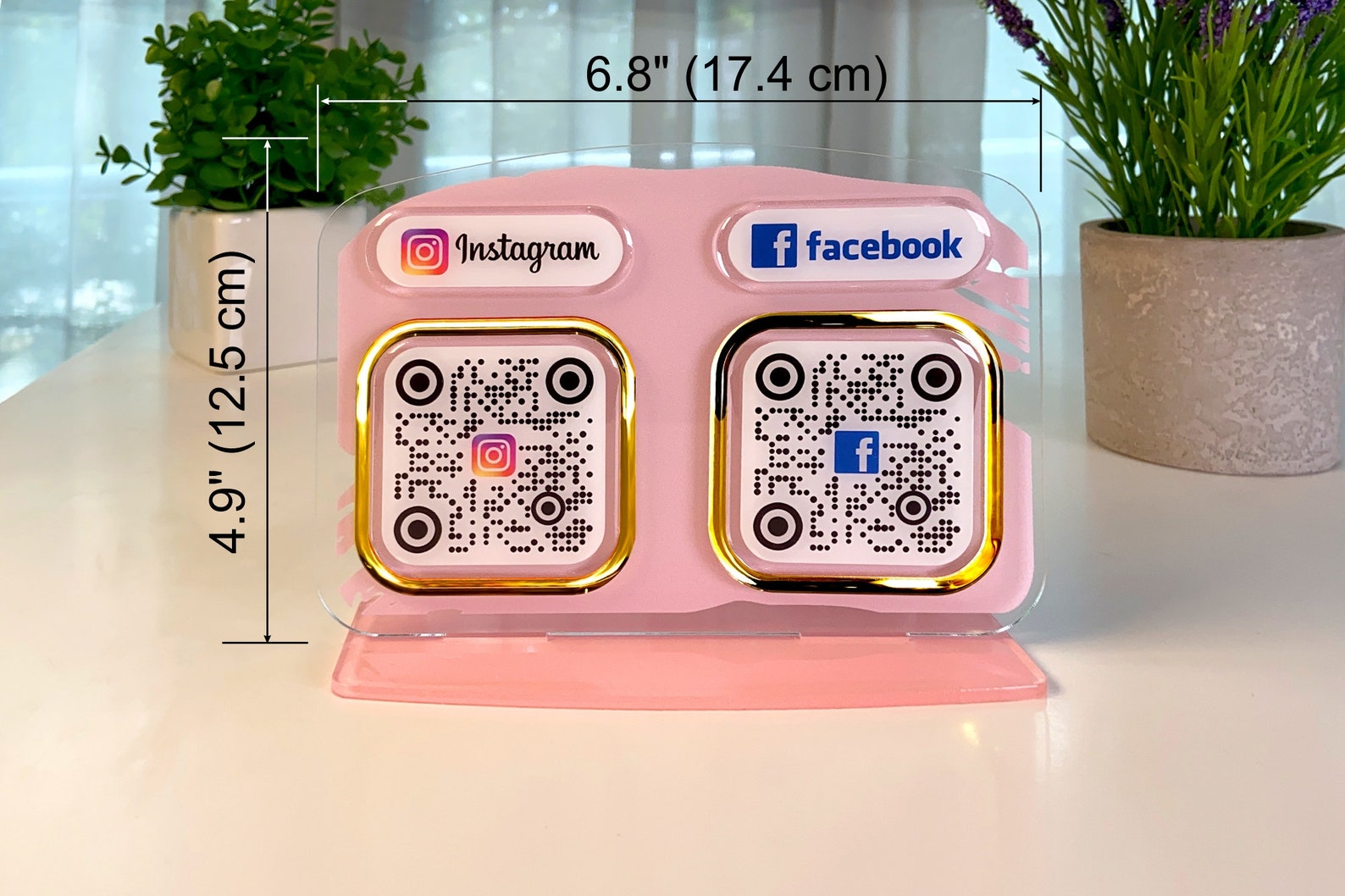 QR Code Sign With 3D Logos and Two 3D QR Codes Scan to Pay - Etsy