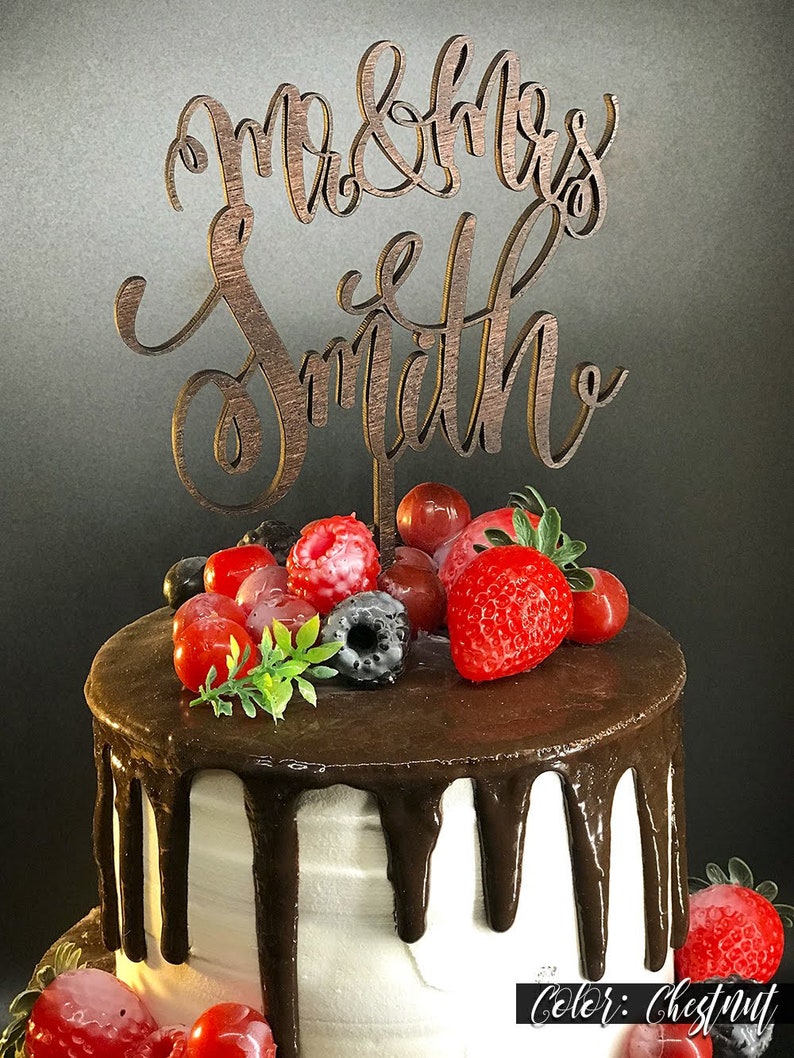 Personalized Wedding Cake Topper Customized Cake Topper for - Etsy