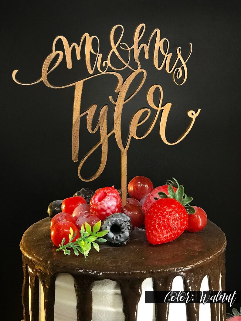 Personalized Wedding Cake Topper Customized Cake Topper for - Etsy