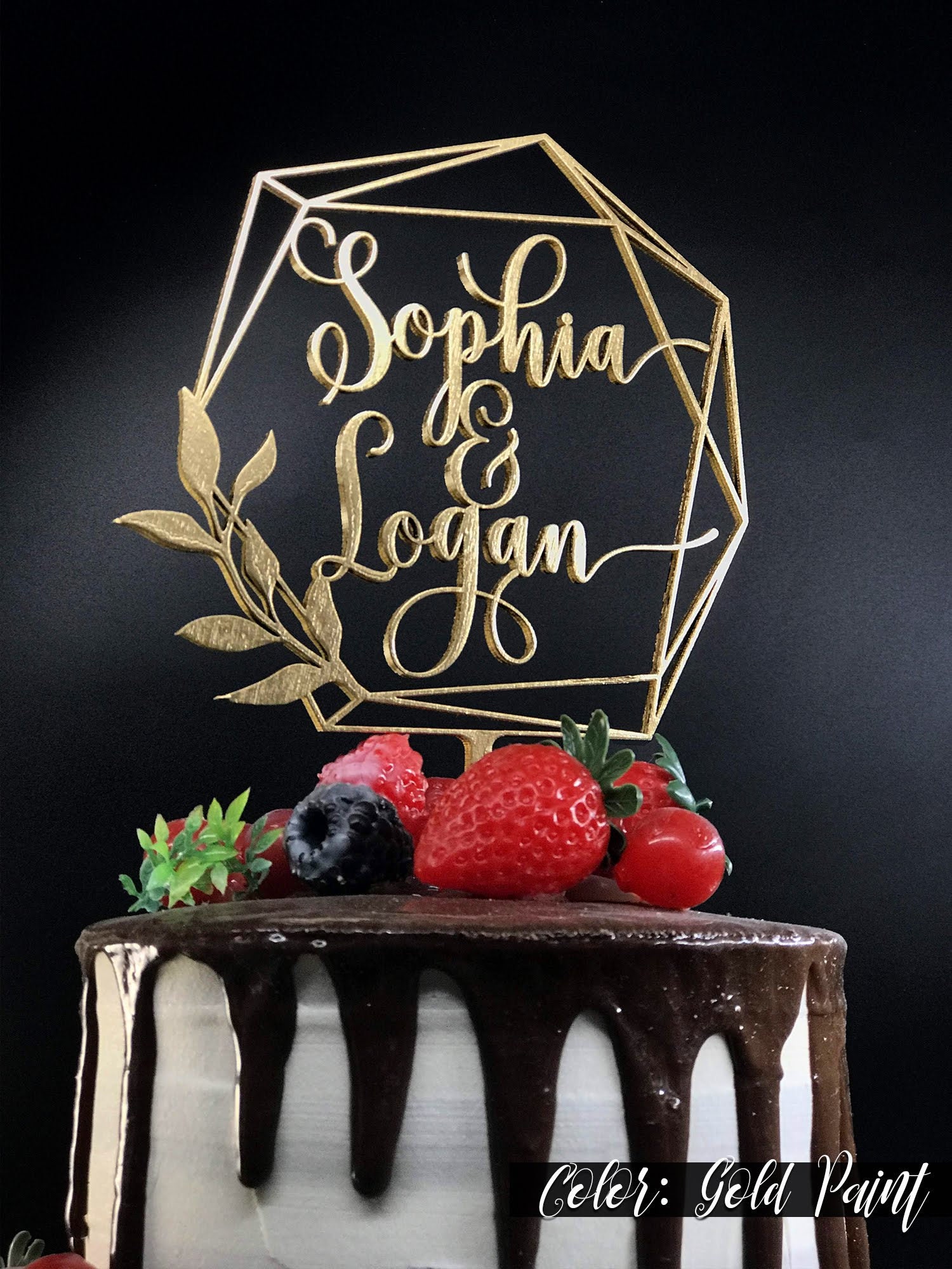 Personalized Wedding Cake Topper Customized Cake Topper for - Etsy