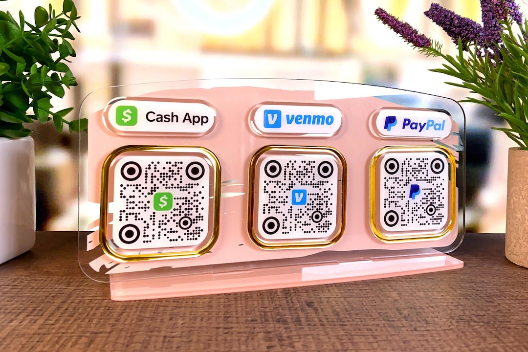 Scan to Pay Sign With 3D Logos and QR Code Sign Social Media Sign, Payment Sign Template - Etsy