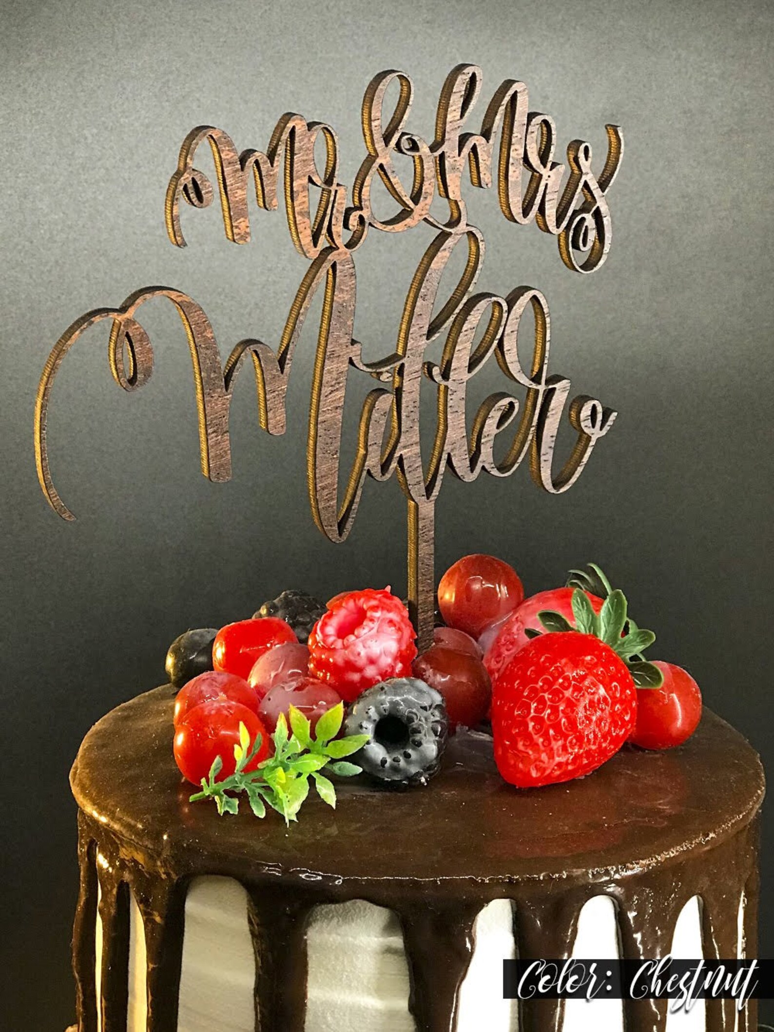 Personalized Wedding Cake Topper Customized Cake Topper for | Etsy