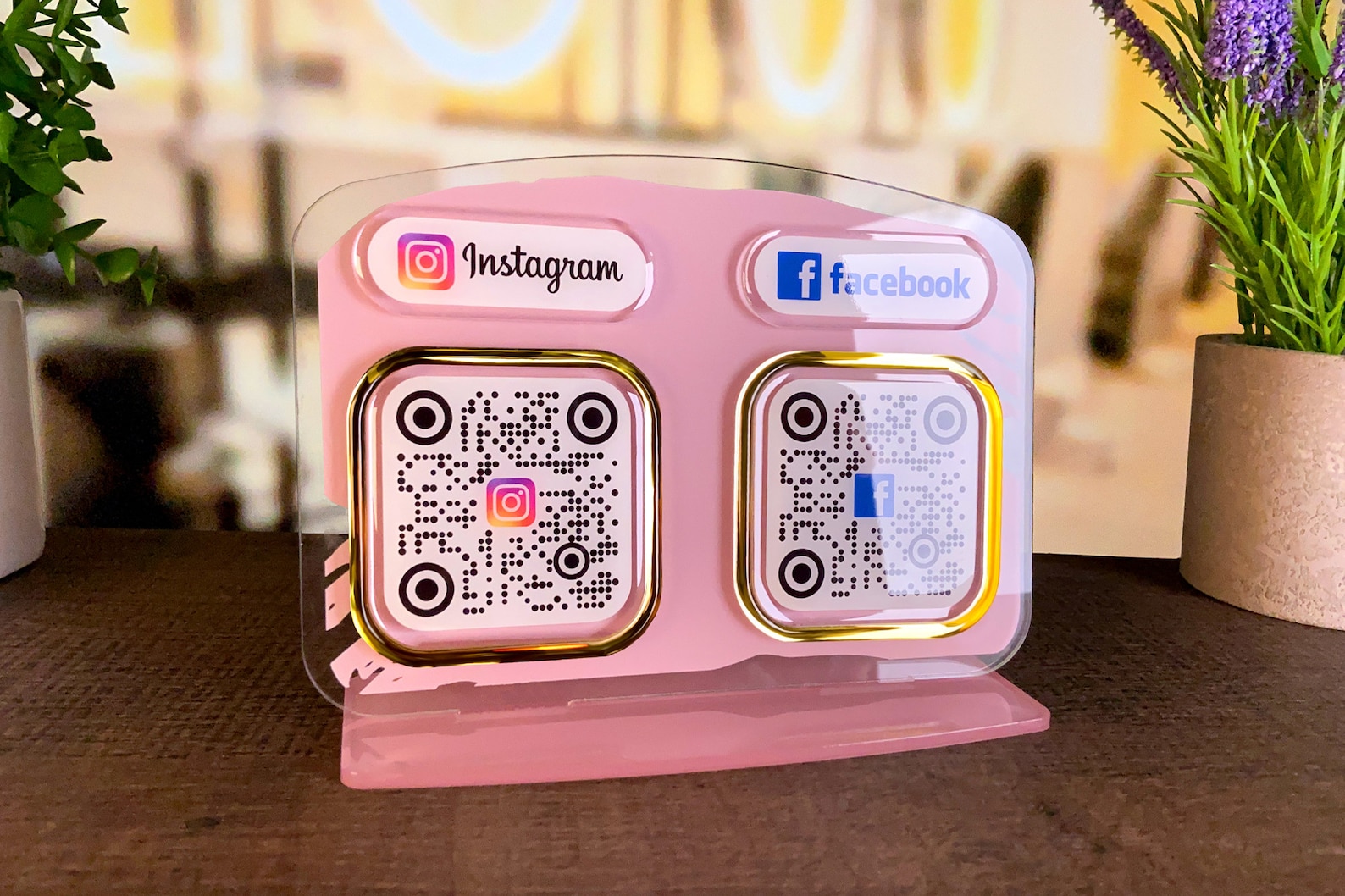 QR Code Sign With 3D Logos and Two 3D QR Codes Scan to Pay - Etsy