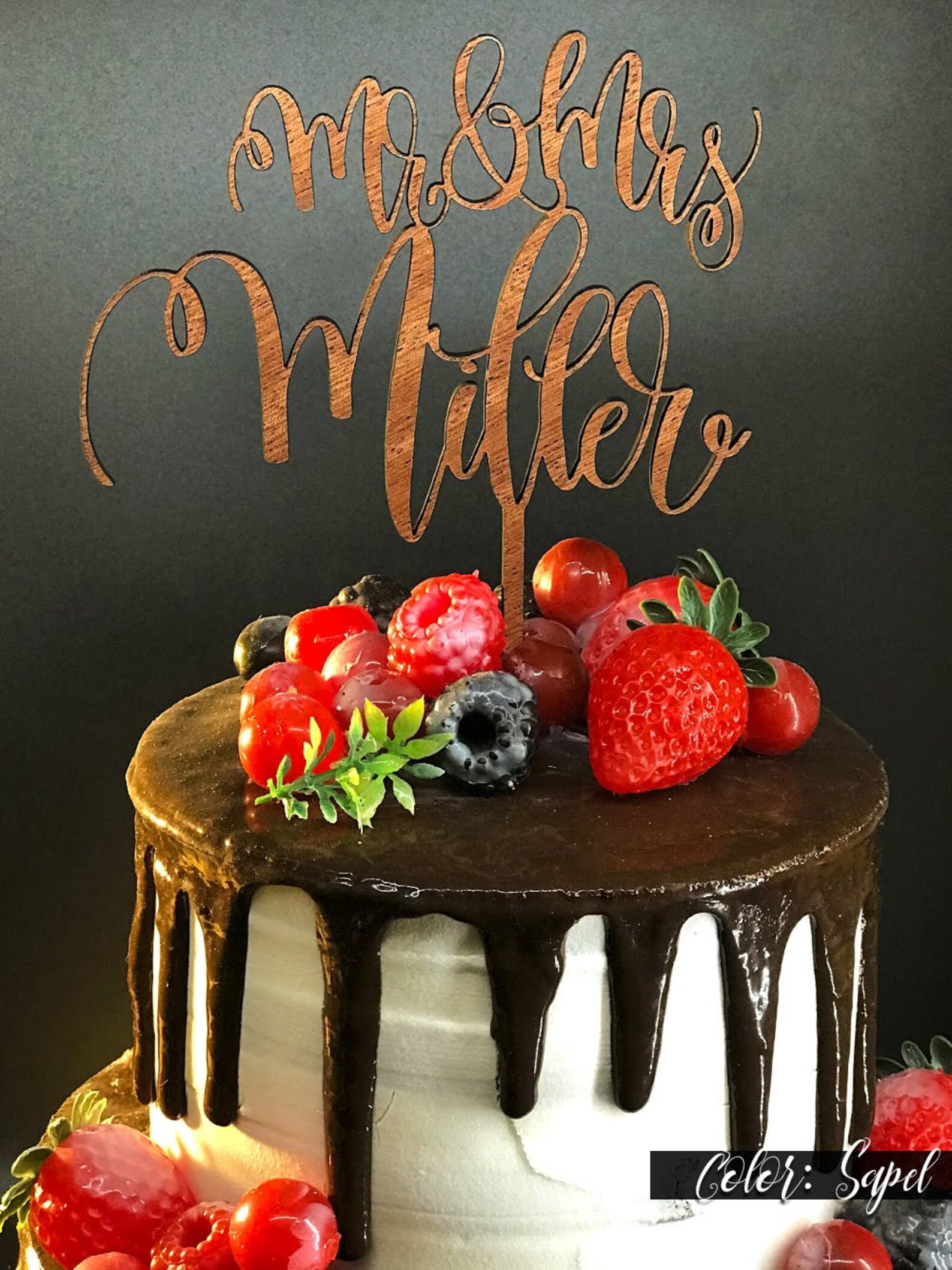 Personalized Wedding Cake Topper Customized Cake Topper for | Etsy