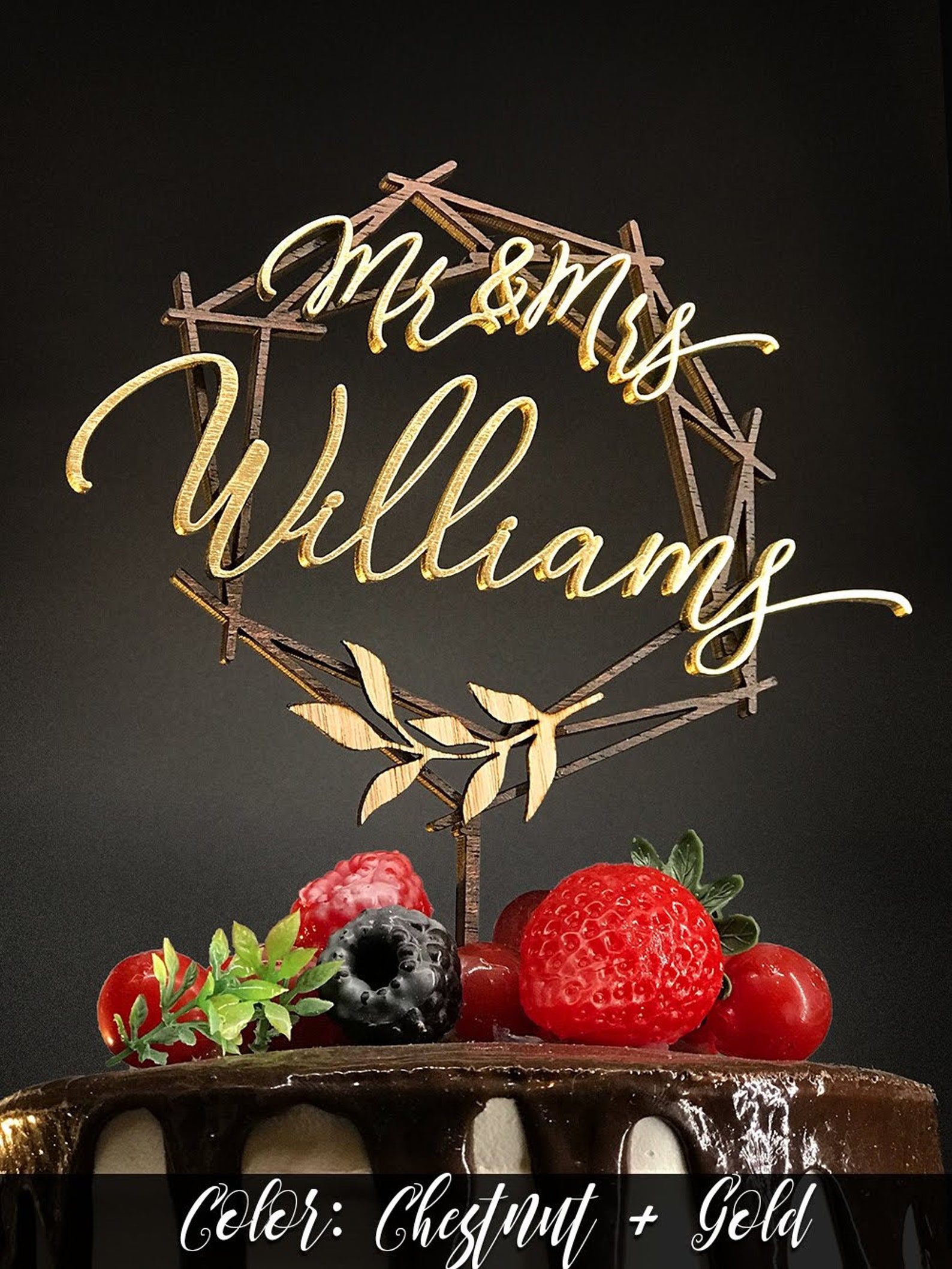 Personalized Wedding Cake Topper Customized Cake Topper for | Etsy