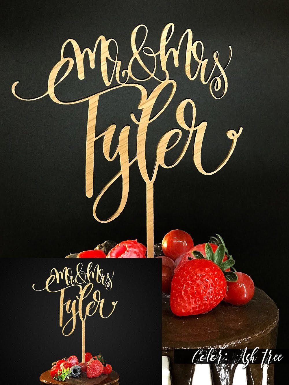 Personalized Wedding Cake Topper Customized Cake Topper for - Etsy