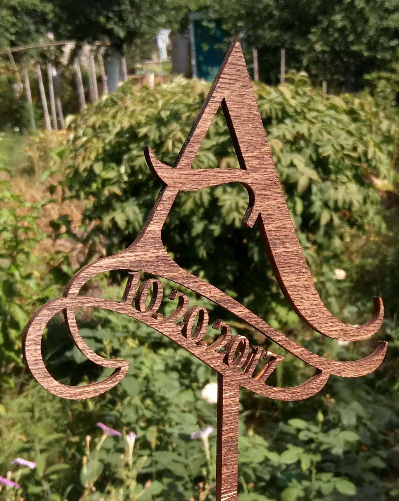 Initial Cake Topper. Wedding Cake Topper. Monogram Cake Topper. Custom ...