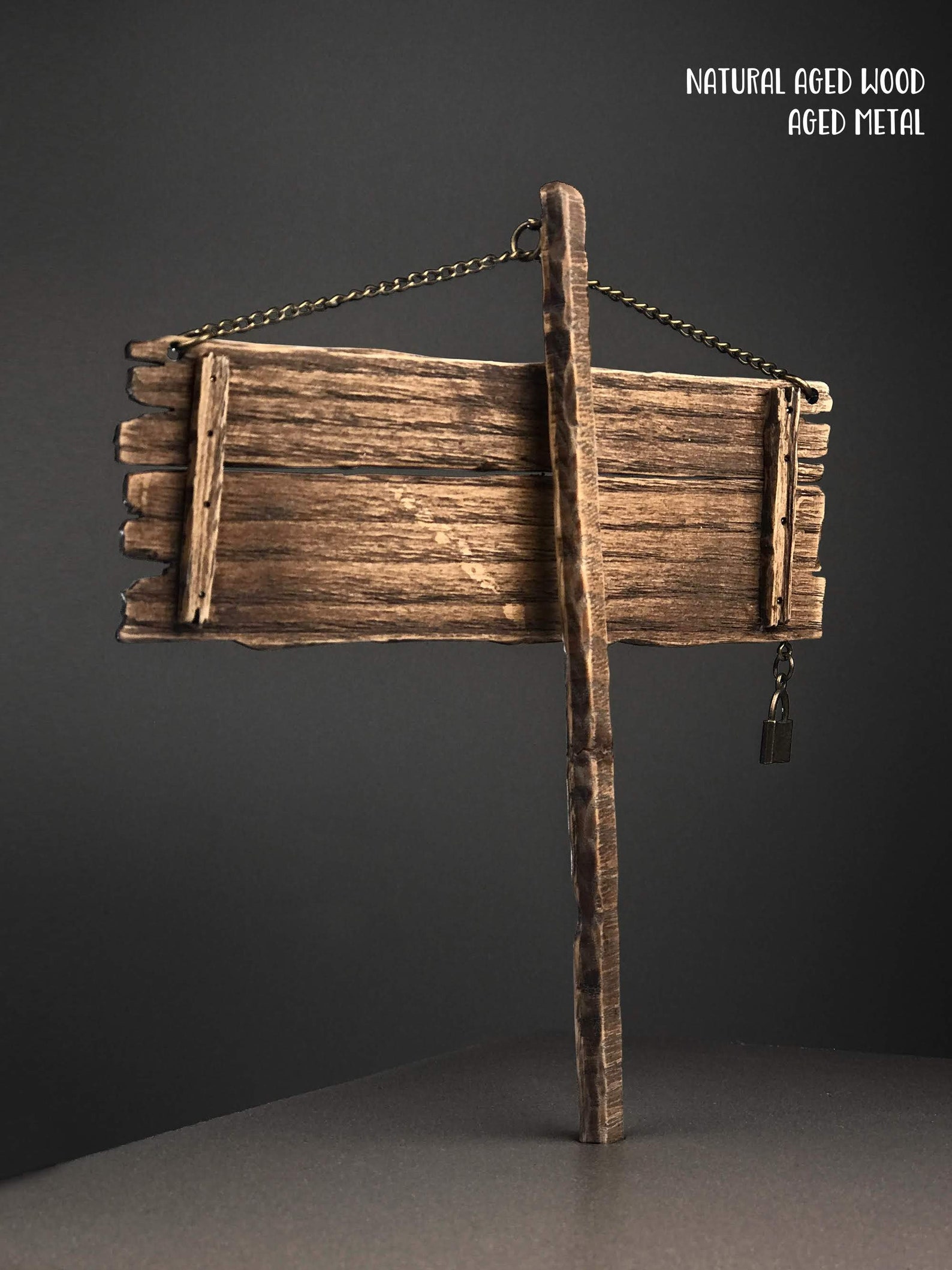 Wedding cake topper sign made of wood in an old rustic style. | Etsy