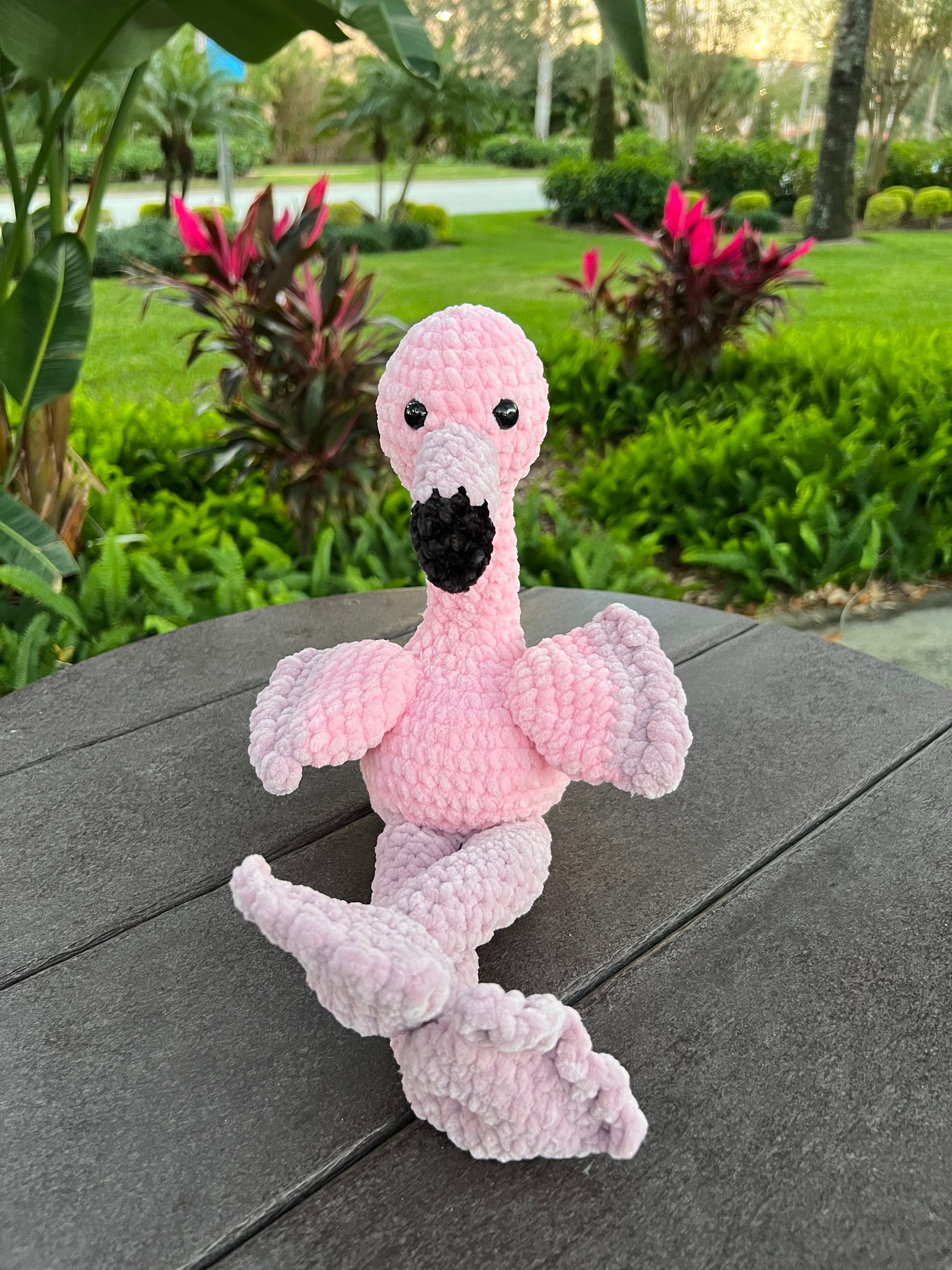 Flamingo Amigurumi Plushie Flamingo Flamingo Stuffed Animal - Etsy