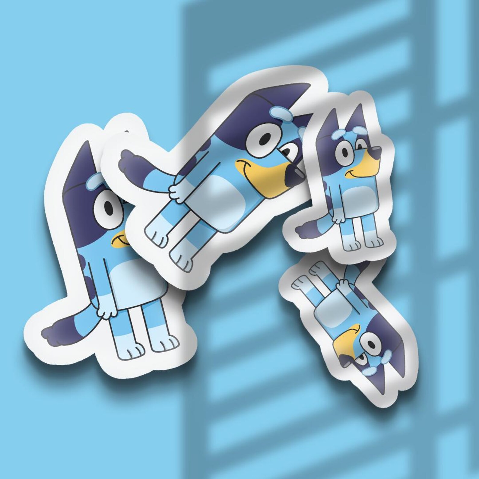 Bluey Sticker - Waterproof Cartoon Vinyl Decal for Laptops - Etsy