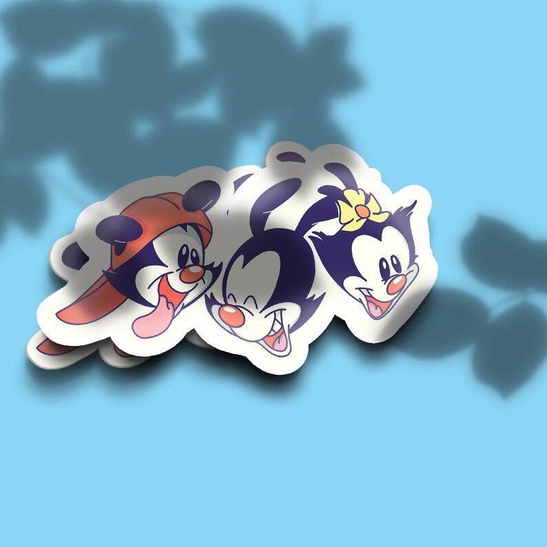 Animaniacs Waterproof Sticker: 90s Cartoon Vinyl Decal - Etsy