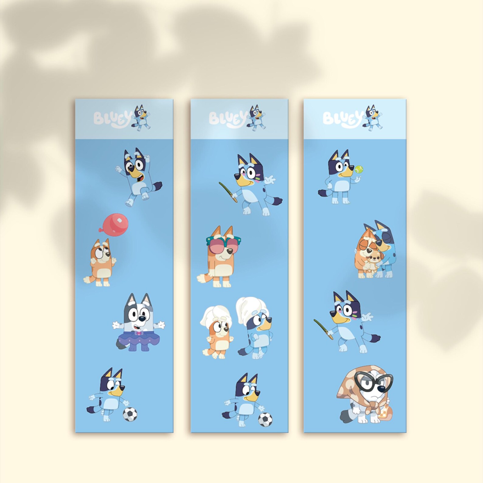 Bluey Sticker Sheet Party Favors: Mini Waterproof Stickers - Etsy