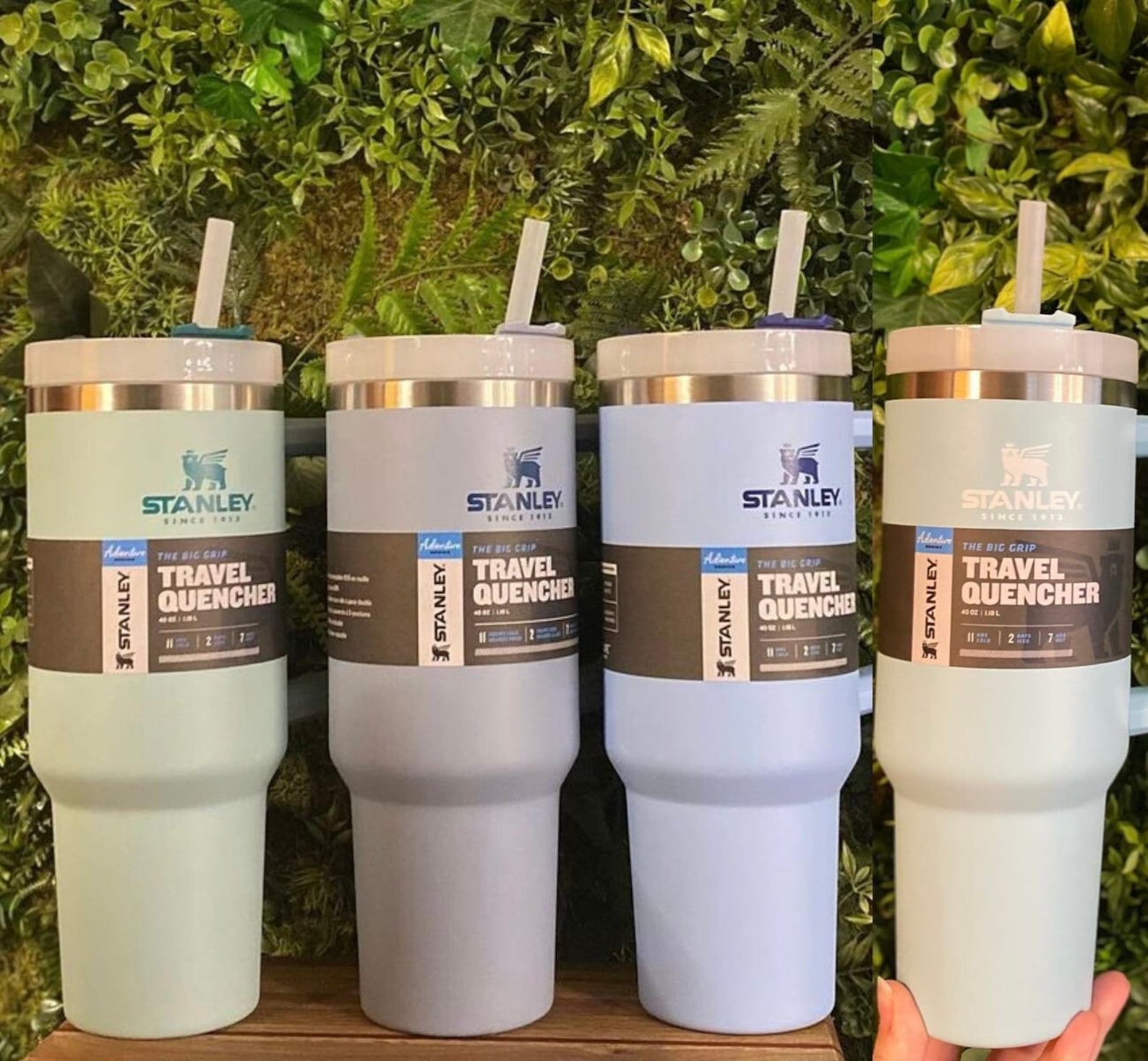 Stanley BLUES 40 Oz Tumbler Seafoam Pool Chambray - Etsy Canada