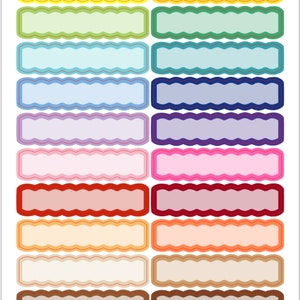 Skinny Scalloped Boxes - Etsy