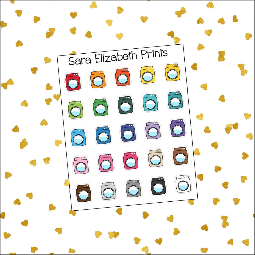 Washing Machine Stickers - Etsy