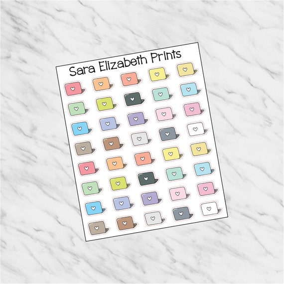 Mini Laptop Stickers - Etsy