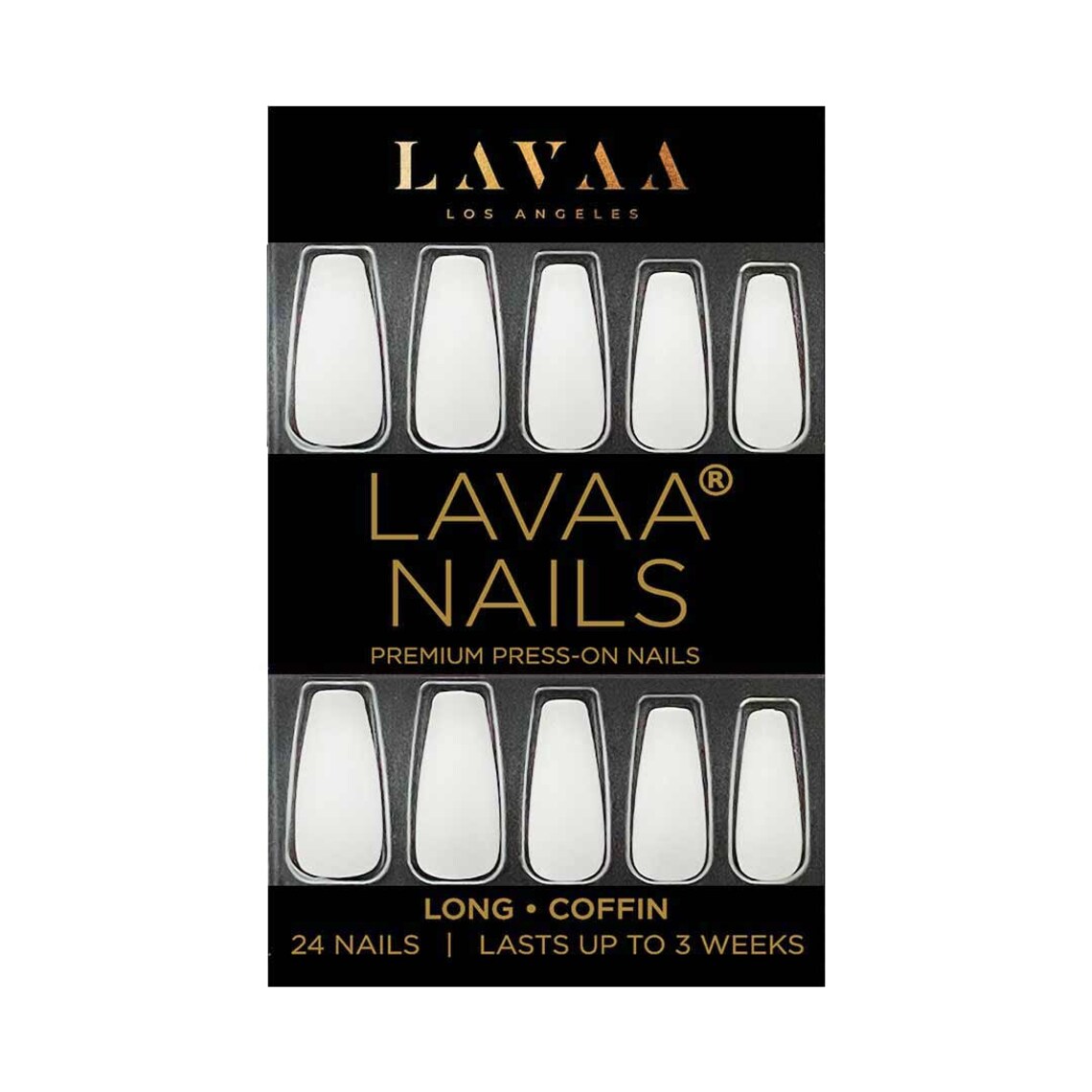 WHITE COFFIN Press-on Nails Matte White Long Coffin Nails - Etsy