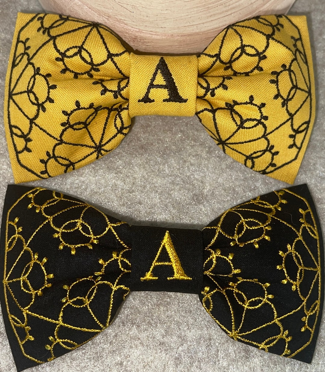 Black, Gold And/or All Black - All White Alpha Man Fraternity Bow Tie ...