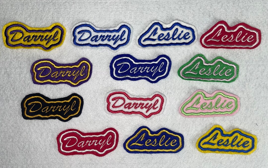 Personalized Embroidered Iron-on Patch Fraternity and Sorority Colors ...